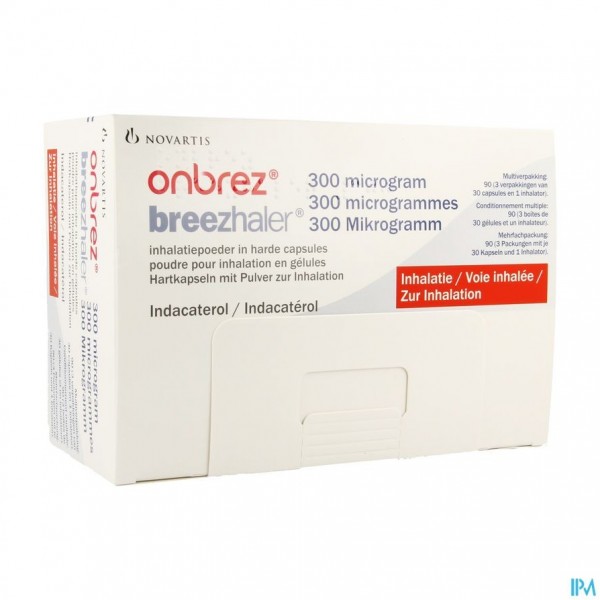 Onbrez Breezhaler 300 Mcg Inhal Poeder Caps 3x30 | Apotheek Sollie